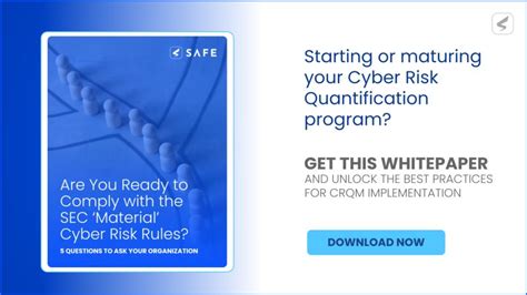 Safe Security On Linkedin Are You Ready To Comply With The Sec βmaterial Cyber Risk Rules Safe Security On Linkedin Are You Ready To Comply With The Sec βmaterial Cyber Risk Rules