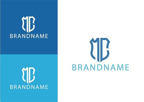 Premium Vector Modern Monogram Initial Letter Mc Logo Design Template