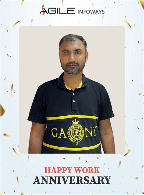 Workanniversary Congratulations Success Work Agile Hr Agile Infoways