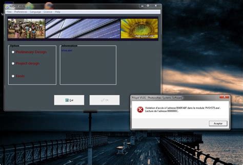 Error Pvsyst En Windows 7 64 Bits