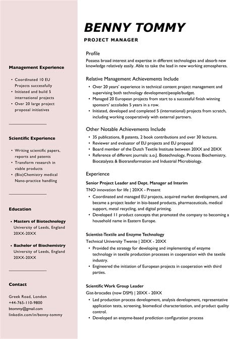 CV Format Best Samples And Top Formatting Guidelines