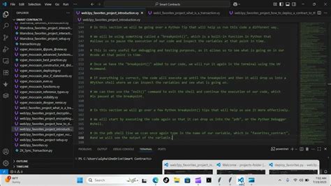 Python Papi Smart Contracts Web3py Favorites Day 19 Youtube