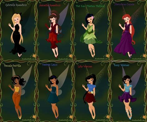 My Female Ocs As Pixies By Jde Ringtail On Deviantart