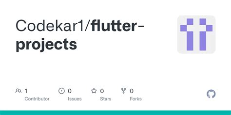 Github Codekar Flutter Projects