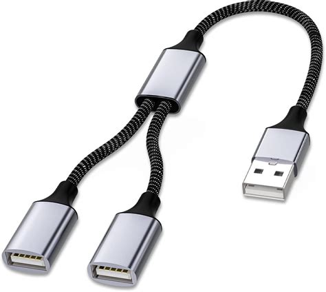 Amazon Com Jasput Usb Splitter Cable Male To Female Usb Extension Cable Connectors