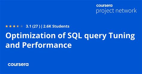 Optimization Of Sql Query Tuning And Performance