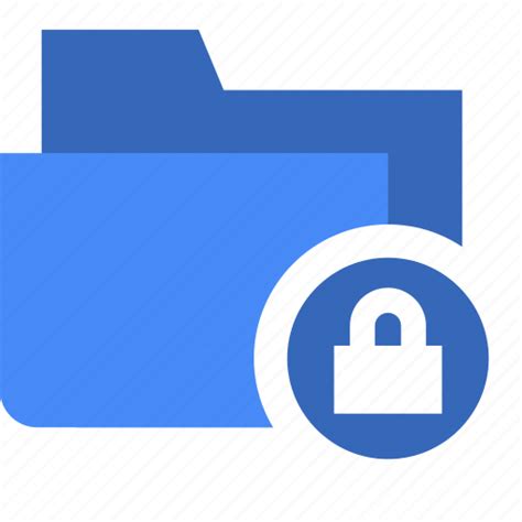 Document File Folder Lock Security Icon