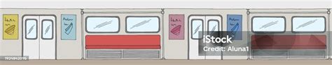 기차 인테리어 그래픽 지하철 지하철 색상 긴 스케치 일러스트 벡터 0명에 대한 스톡 벡터 아트 및 기타 이미지 0명 기차