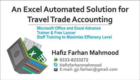 For Any Custom Excel Automation Project Please Come Ntact Undersign