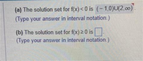 Solved Use The Graph Of The Function F To Solve The