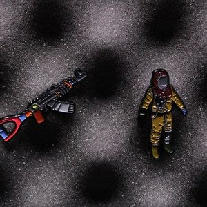 RUST Game Hazmat Suit Pin FANART Etsy
