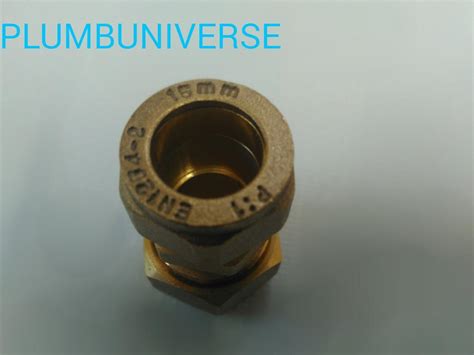 Buy 15mm X 16mm Reducer Brass Compression Reducer Coupler Coupling Straight For Copper Or