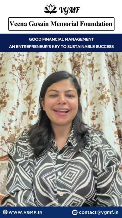 [video] financial mastery with ms mudita sehgal veena gusain memorial foundation posted on