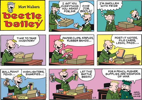 Beetle Bailey Comic Strip 2025 02 09 Comics Kingdom