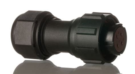 Rs Pro Rs Pro Circular Connector 4 Contacts Cable Mount Plug Female Ip68 124 6660 Rs