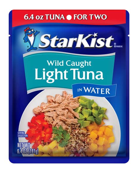 Starkist Wild Caught Light Tuna In Water Pouch 64 Oz Kroger