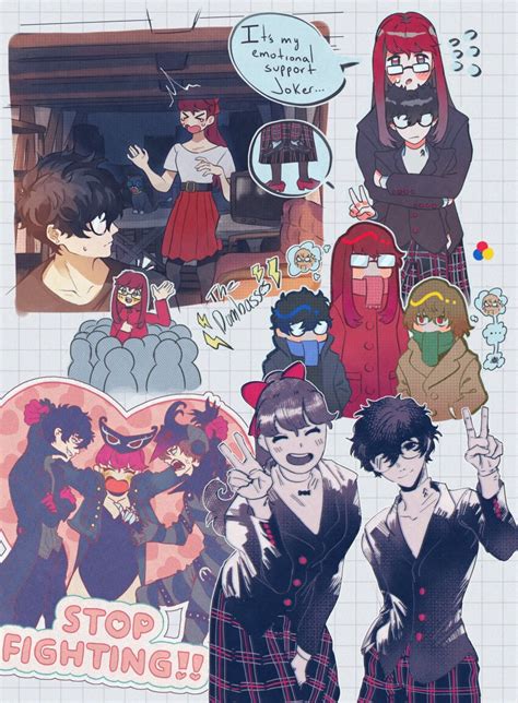 Andrich Galam Akechi Gorou Amamiya Ren Black Mask Persona 5 Joker