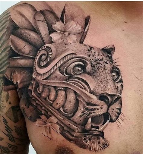 Aztec Sleeve Tattoo