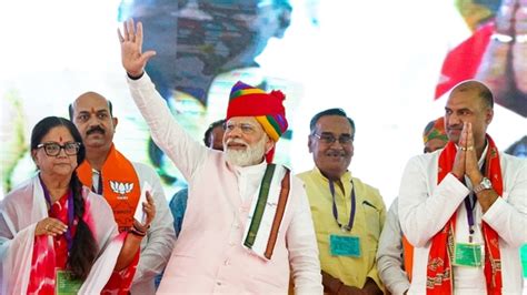 Congresss ‘campaignjeevi Jibe As Modi Sounds Poll Bugle In Rajasthan