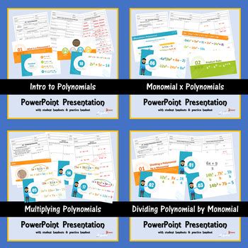Polynomial Unit By Algebra Power TPT
