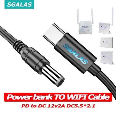 Mua Dây Cáp Tăng Áp Kết Nối wifi Sang dc 12v usb c pd 12v 2a giá rẻ nhất TecKi Vn