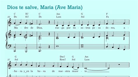 Dios Te Salve María Ave Maria Youtube