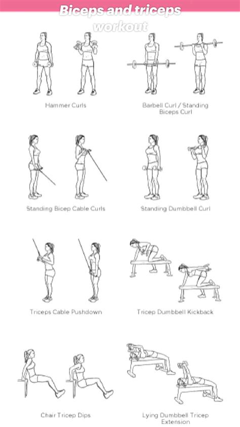 Biceps And Triceps Workout Physically Fit Biceps Workout Triceps