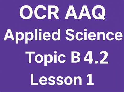 Ocr Aaq F180 Biology B42 Lesson 1 Sampling Techniques Teaching Resources