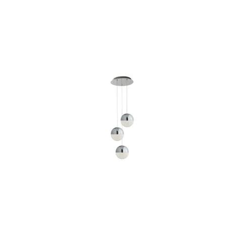 Searchlight Marbles 3Lt Led Globe Multi Drop Pendant Crushed Ice Effect