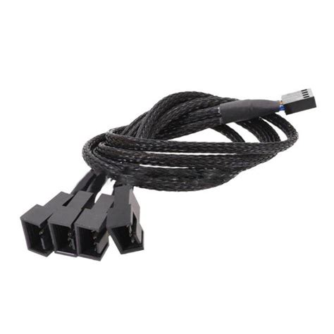 New Arrival 4PIN PWM Fans Y Splitter Line Computer PC Fan Power Extension Cable 30cm 11 8in