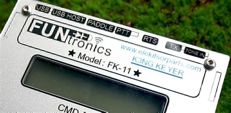 Funtronics K3ng Keyer With 99 Winkey Emulation Elekitsorparts