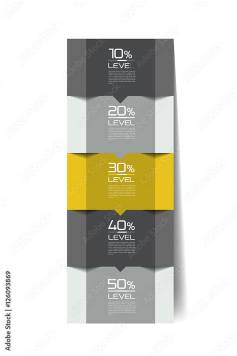 Infographics Elements Square Tab Flowchart Box Diagram 素材庫向量圖 Adobe Stock