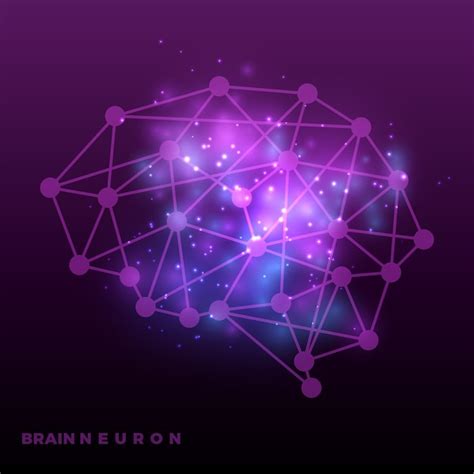 Premium Vector Abstract Brain Neural Network And Universe Background