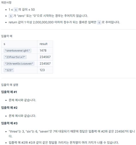 프로그래머스 Level 1 숫자 문자열과 영단어 Javascript