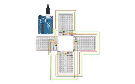 circuit design giannuzzi riccardo 4ia incrocio semaforico tinkercad
