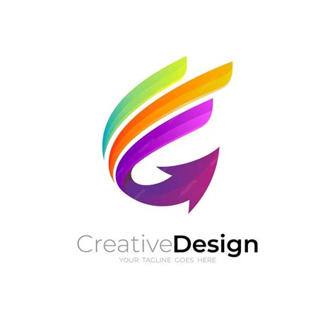 Icônes Modernes De Modèle De Conception De Logo Et De Flèche Daile