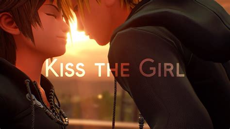 Roxas And Xion Kiss The Girl Kingdom Hearts Data Greeting Youtube