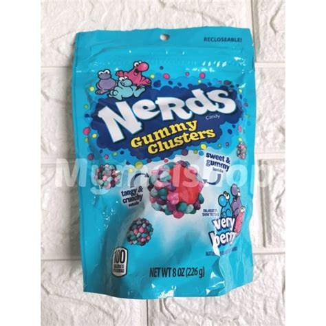 พร้อมส่ง Nerds Gummy Clusters Very Berry Reclosable Bag 226g 8oz ขนม Nerds Gummies Cluster Nerd