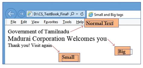 Text Formatting Tags Of Html