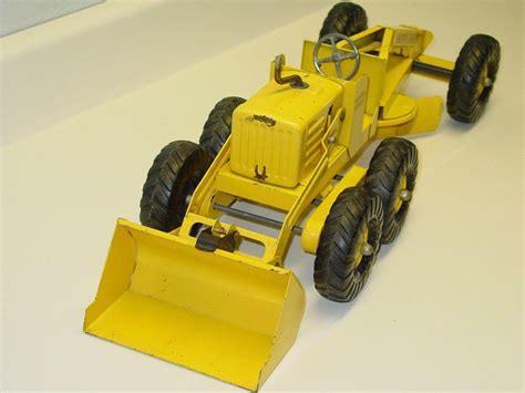 Vintage Nylint Road Grader Loader 3000 Pressed Steel Toy Vehicle