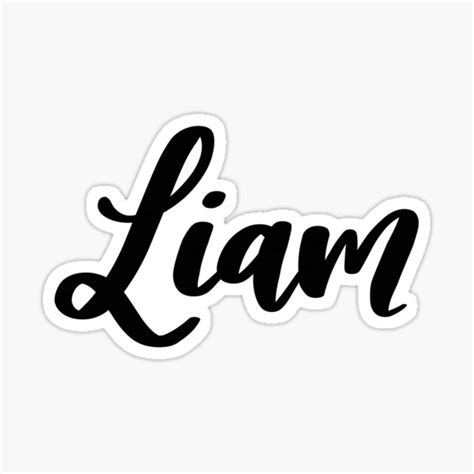 Liam Sticker For Sale By Ellietography Redbubble