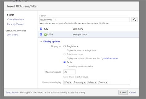 how can i connect confluence page to jira issue wi