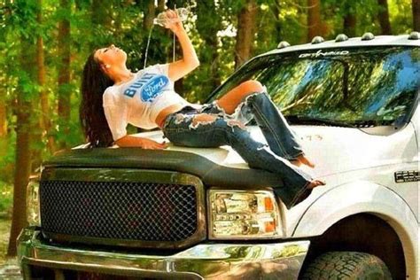Hot Sexy Country Girl And Her Truck