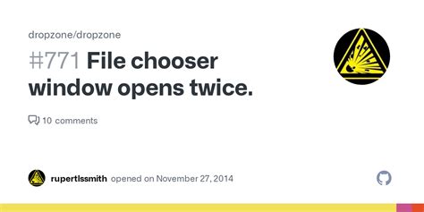 File Chooser Window Opens Twice · Issue 771 · Dropzonedropzone · Github
