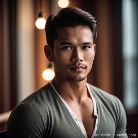Handsome Filipino Man Stable Diffusion Online