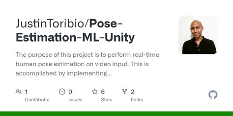 GitHub JustinToribio Pose Estimation ML Unity The Purpose Of This Project Is To Perform Real