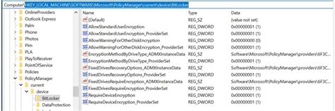 Intune을 사용하여 Bitlocker 정책 적용 알려진 문제 Windows Client Microsoft Learn