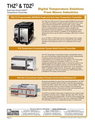 Dual Input Temperature Transmitters PDF