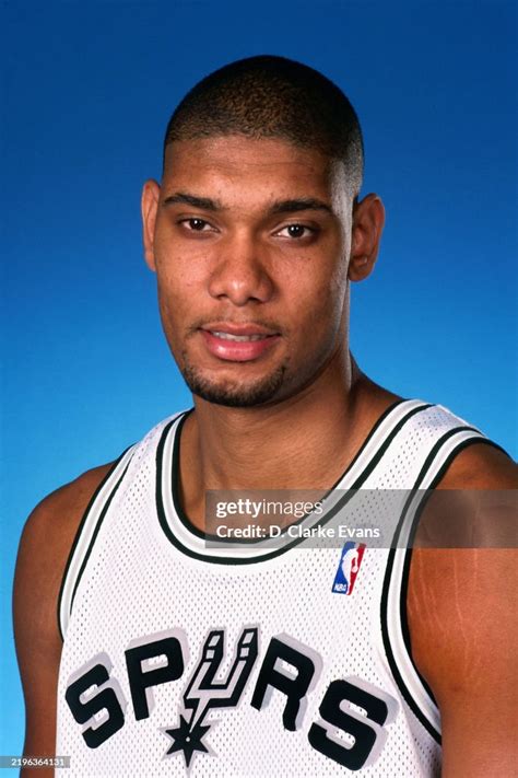 Tim Duncan Of The San Antonio Spurs Poses For A Portrait During Media