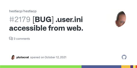 Bug I Accessible From Web · Issue 2179 · Hestiacphestiacp